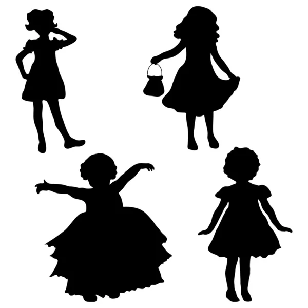 2,953 Silhouettes girls Vector Images | Depositphotos
