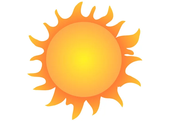 Sun on white background. Stock Vector by ©Evgenii141 141931236