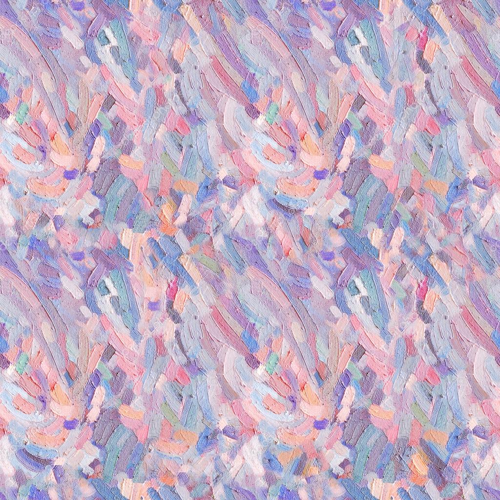 Seamless pattern of oil paint splash. Coloured oil paint strokes Stock ...