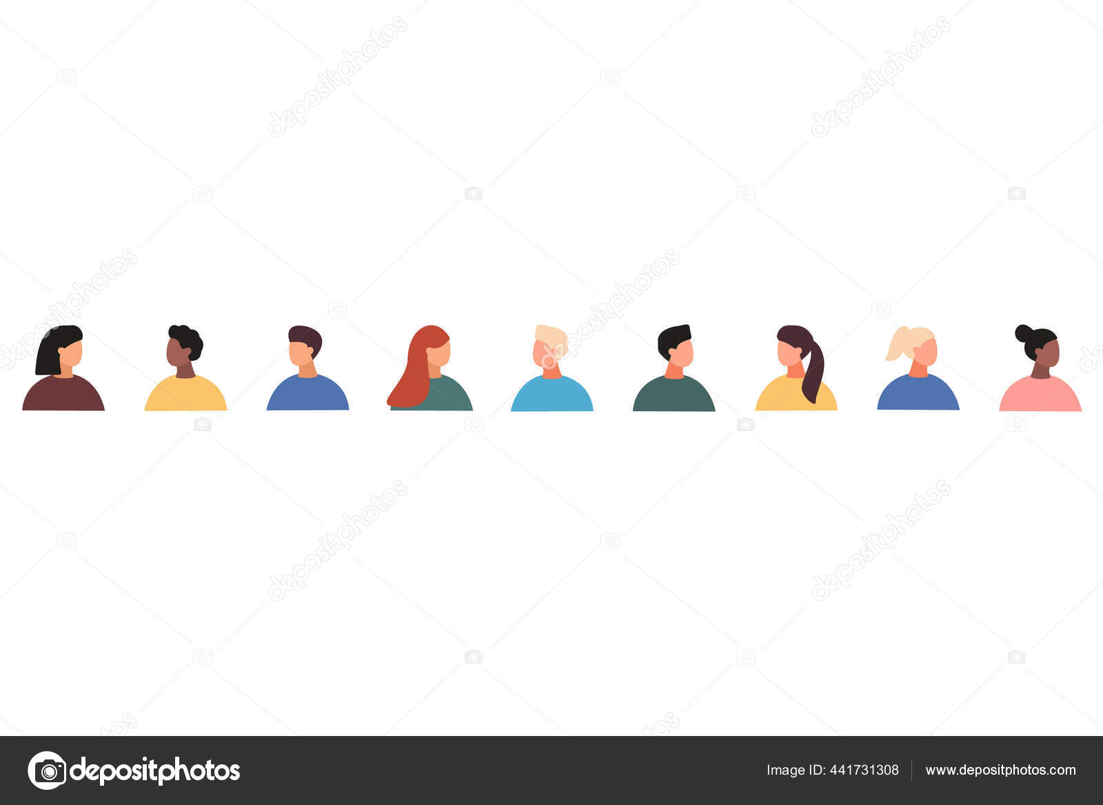 People Set Stock Vector Illustration Stock Vector Image by ©VovkAlona ...