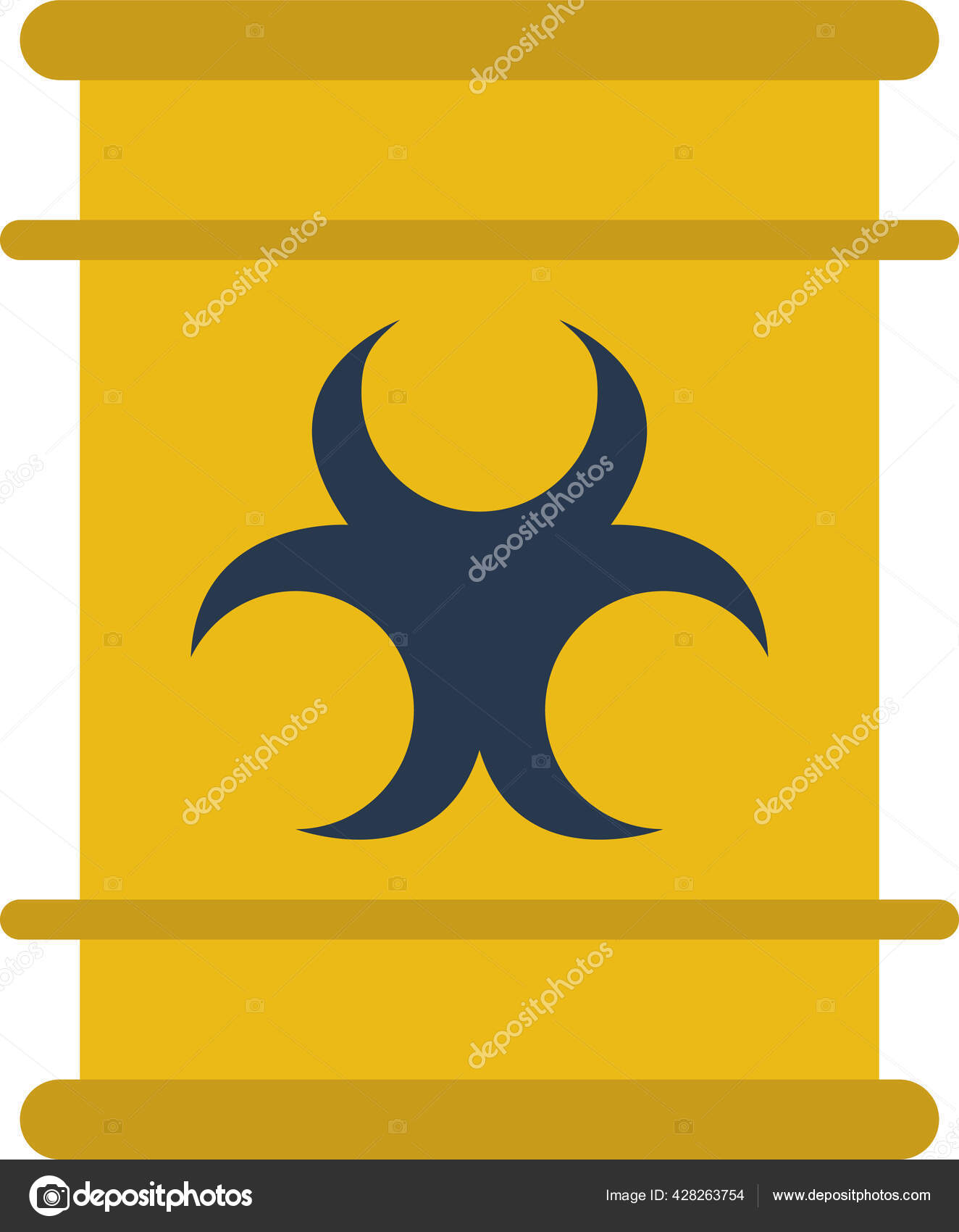 Illustration Zum Vektor Giftmüll Stock-Vektorbild von ©Prettycons 428263754