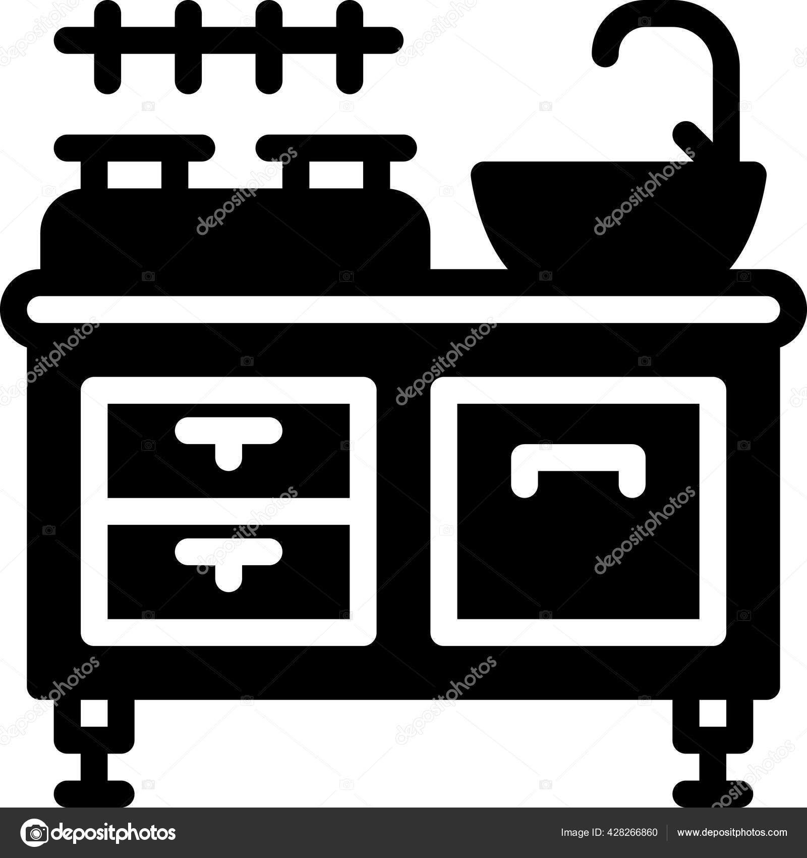Kitchen Concept Vector Illustration Background Stock Vector by ©Prettycons 428266860