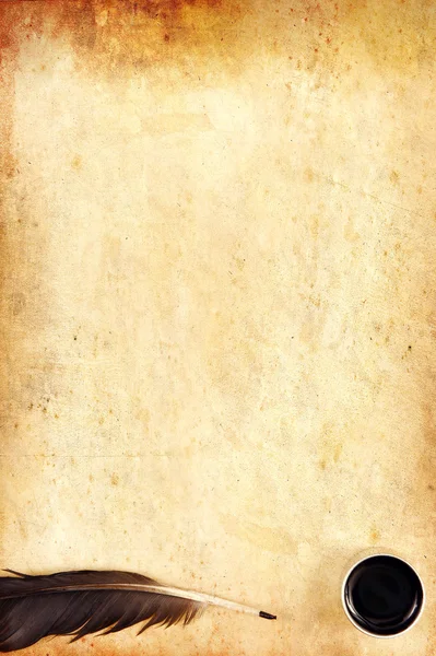 Old papers with feather — Stock Photo © nimon_t #120711754