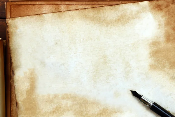 Old Paper Pen Ink Background Stock Photo by ©nimon_t 312128382