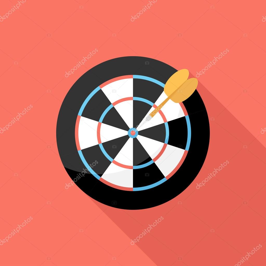 Darts icon Stock Vector by ©IconFlat 59950771