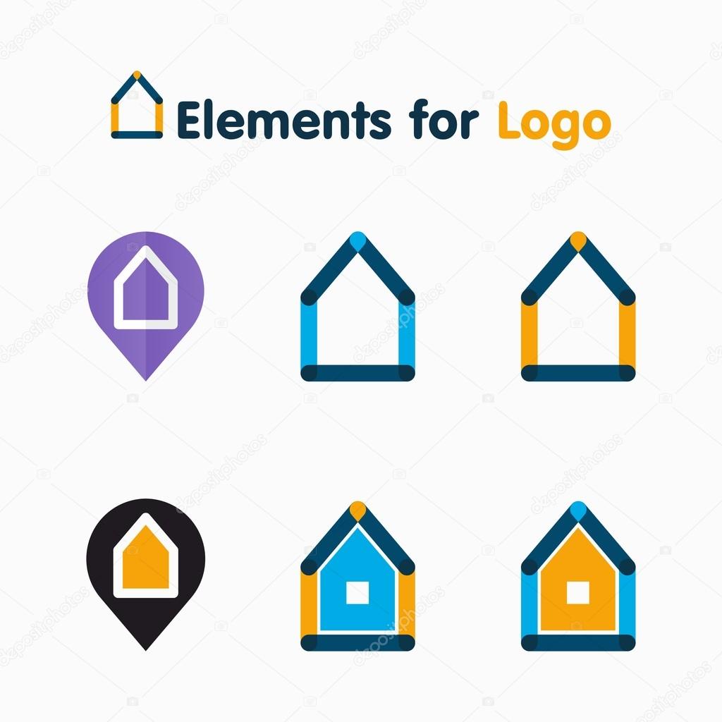 Various abstract icons homes Stock Vector Image by ©Evopr #92452816