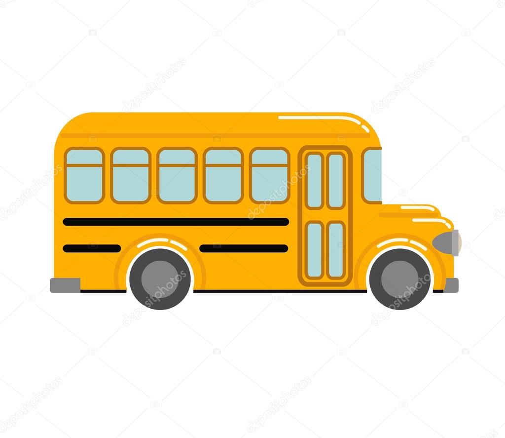 Autobús escolar amarillo — Vector de stock © skillup11 #70263297