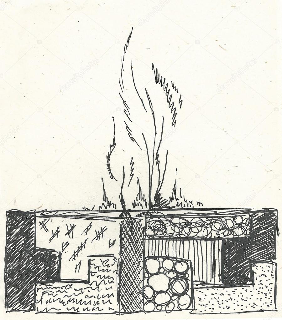 Hand drawn sketch Stock Illustration by ©nelladel #62823513