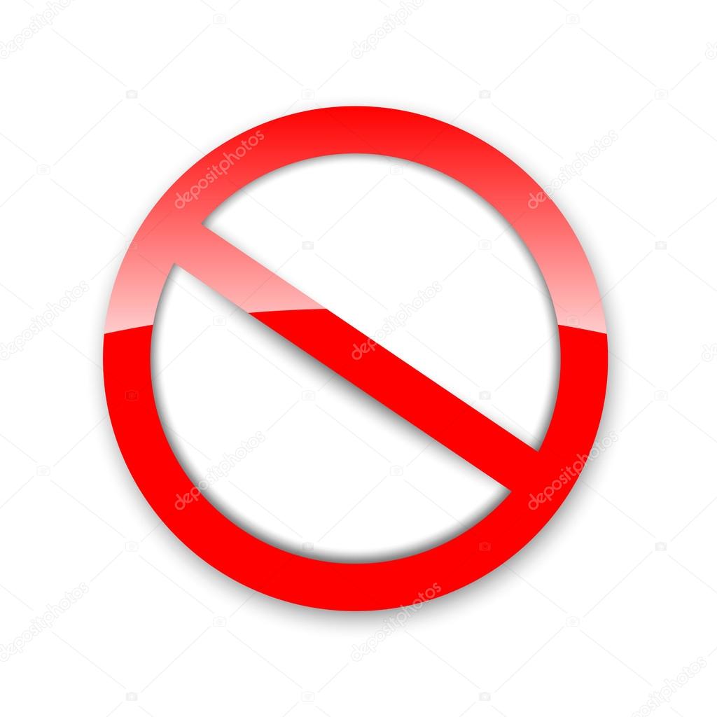 Red forbidding symbol for something. — Stock Vector © forden #116233986