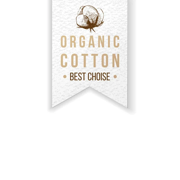 Organic cotton label with type design Stock Vector Image by ©mart_m ...