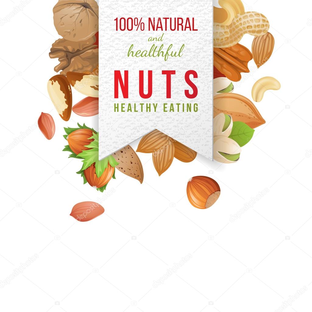 Label with type design and nuts Stock Vector Image by ©mart_m #114359266