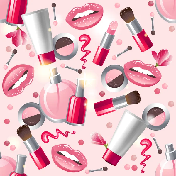 Glamorous make-up background — Stock Vector © mart_m #60033127