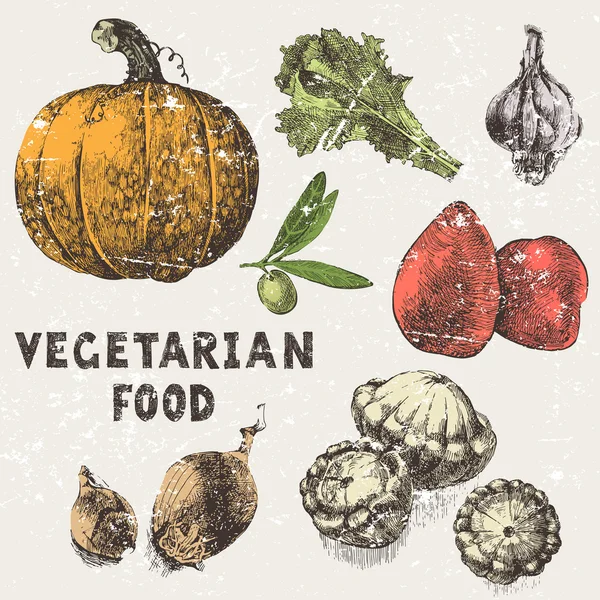 Hand drawn vegetables Stock Vector Image by ©mart_m #60043315