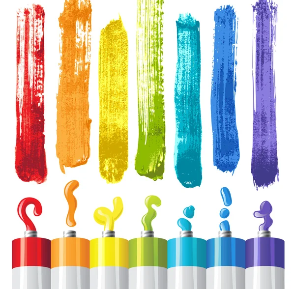 Tempera tubes Vector Art Stock Images | Depositphotos