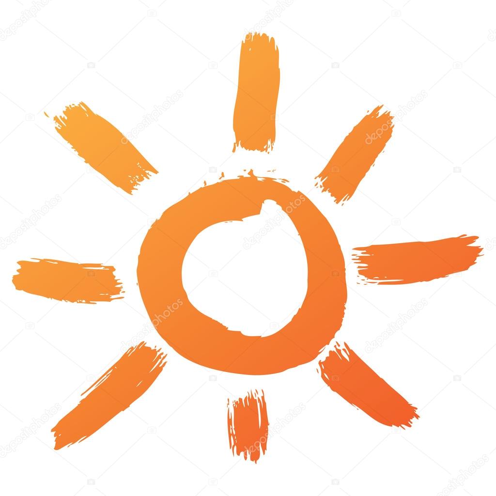 Sol dibujado a mano Vector de stock por ©mart_m 60043147