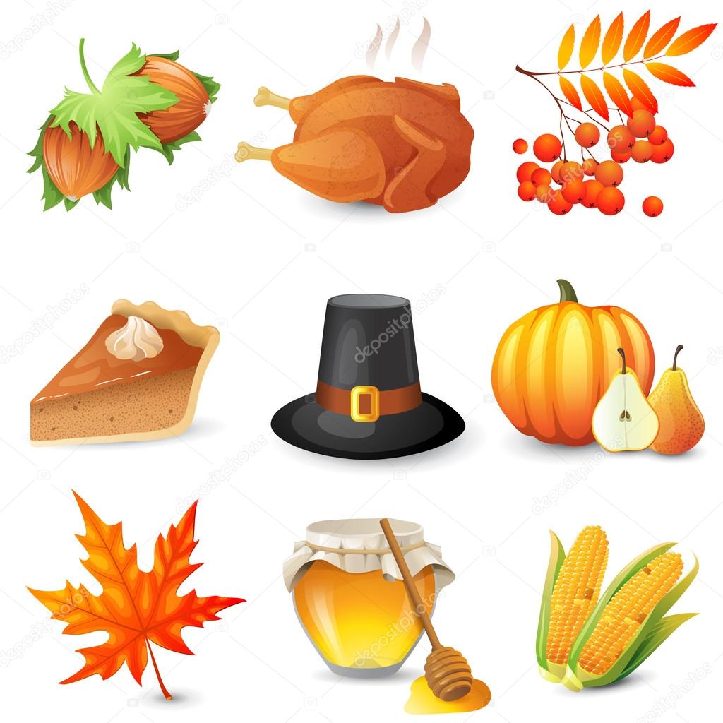 Thanksgiving icons Stock Vector Image by ©mart_m #60052007