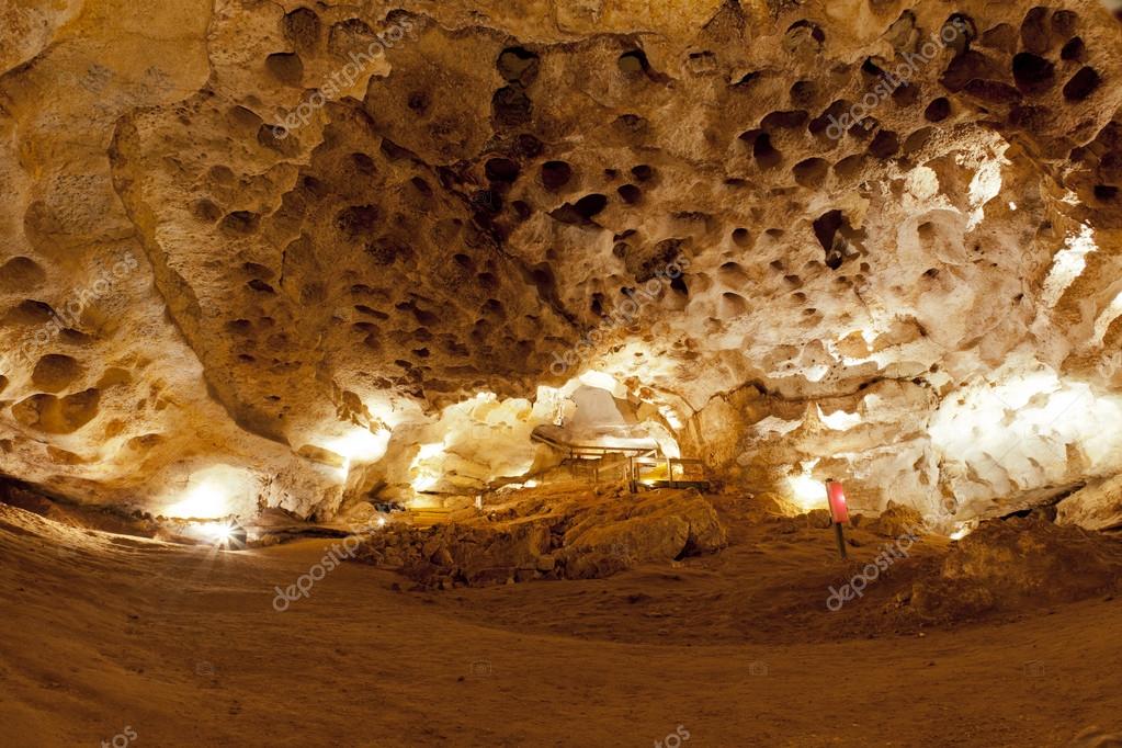 Inside a limestone cave Stock Photo by ©ymgerman 67389857