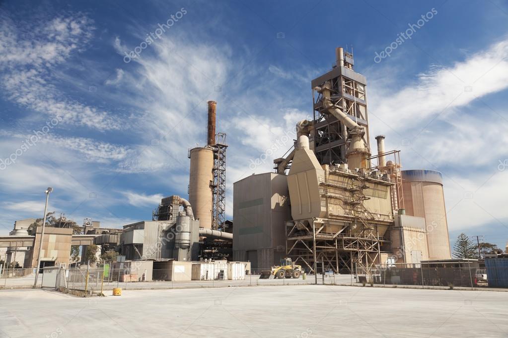 Cement factory — Stock Photo © ymgerman #70179855 Cement factory — Stock Photo © ymgerman #70179855
