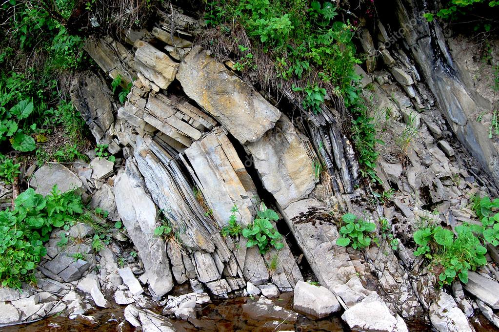 La formación de rocas chorreadas expuso la erosión 2022