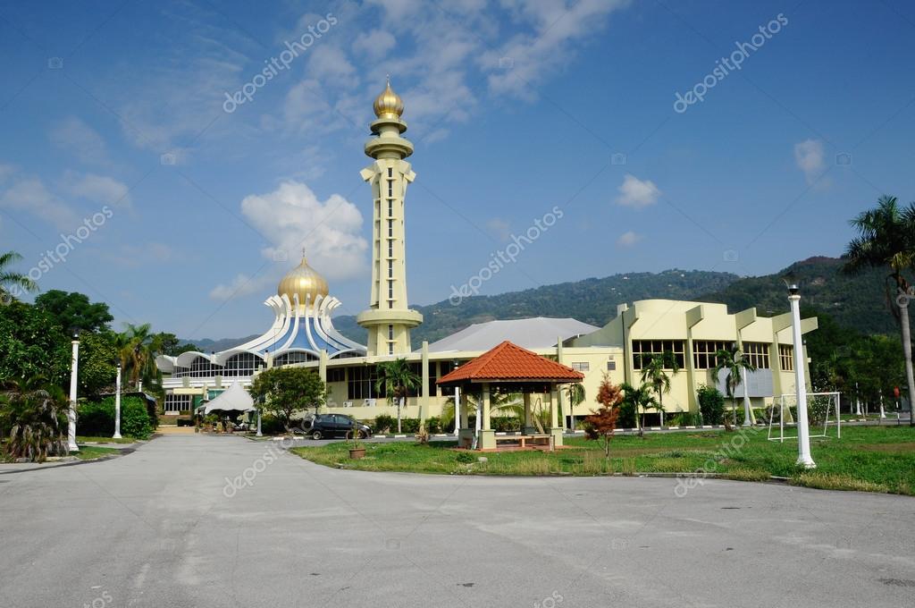 Penang State Mosque in Penang, Malaysia Stock Photo by ©Aisyaqilumar ...