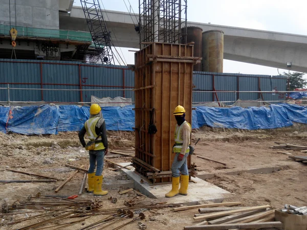 Bore pile steel casing installed at the construction site ⬇ Stock Photo ...
