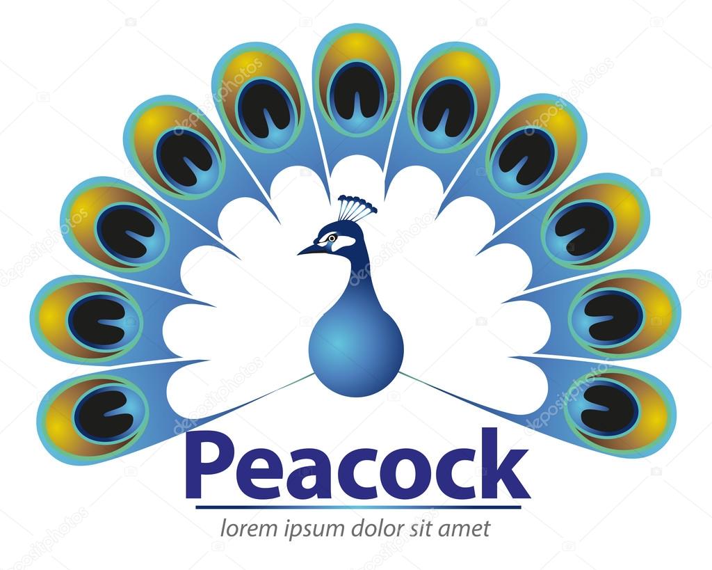 Clipart Of Peacock Logo Design
