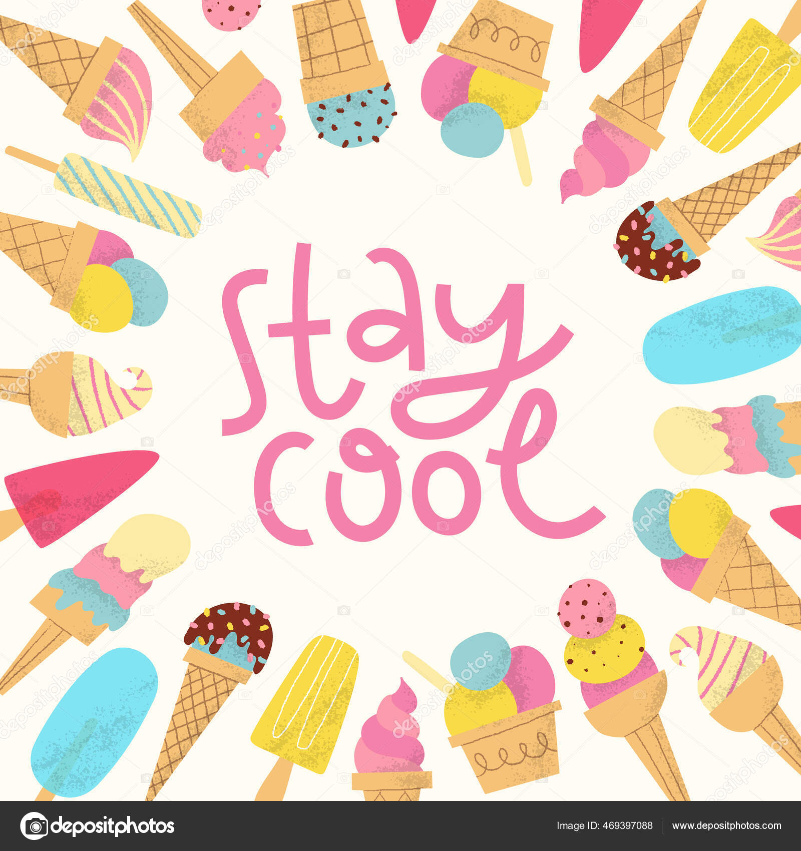 Popsicle Border Clipart