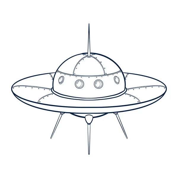 Alien Spaceship Drawing