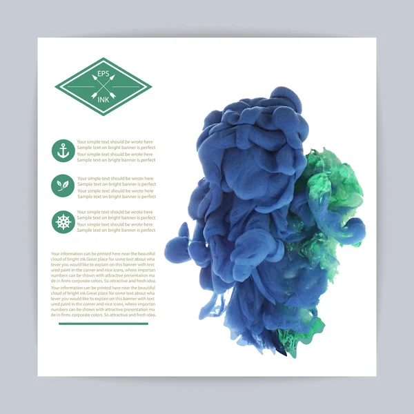 ᐈ Ink in the water stock vectors, Royalty Free ink in water | download ...