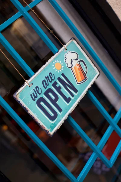 Restaurant owners open sign Stock Photos, Royalty Free Restaurant ...