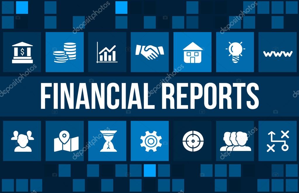 Financial Report Icons