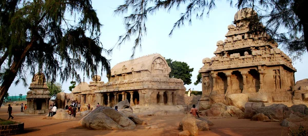 Pancharatha temples in Mammallapuram — Stock Photo © snowwhiteimages ...