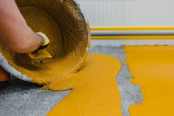 Epoxy floor coating Stock Photos, Royalty Free Epoxy floor coating ...