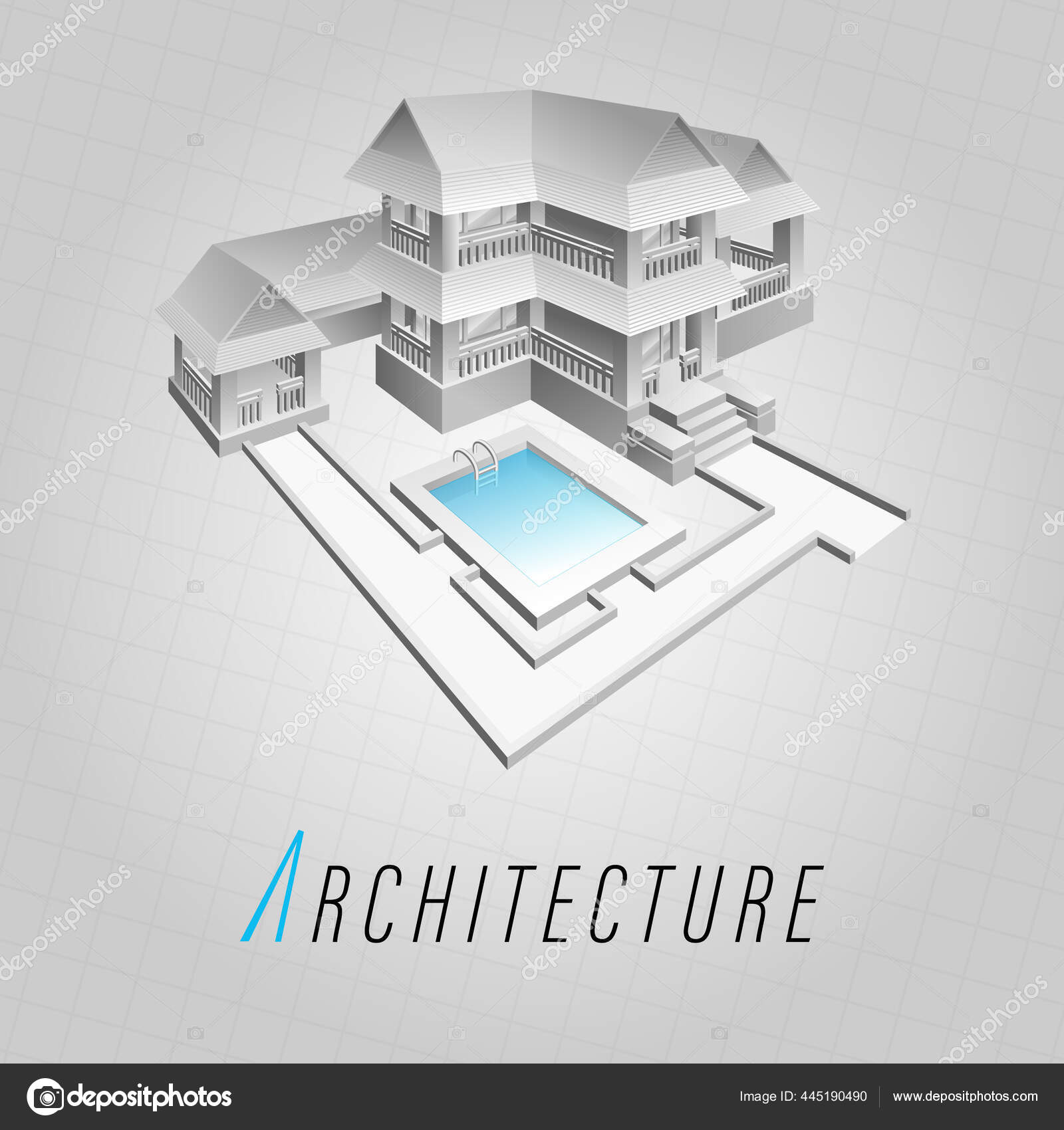 Architecture Concept Building Text Vector Stock Vector by ©akirra28 ...