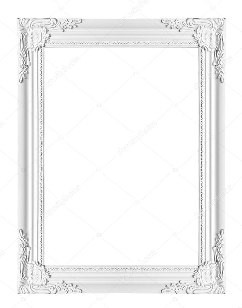 White Antique Picture Frames