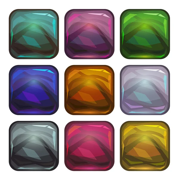 Rounded square app icons template set Stock Vector Image by ©lilu330 ...