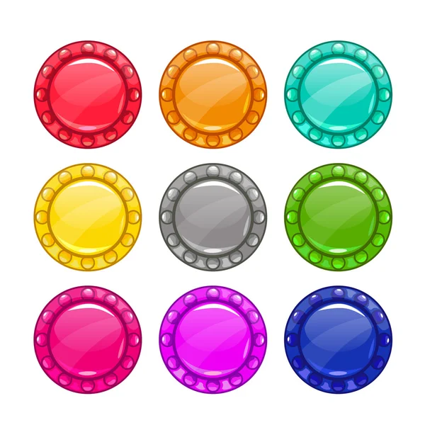 Cartoon round buttons Stock Vector Image by ©lilu330 #68788523