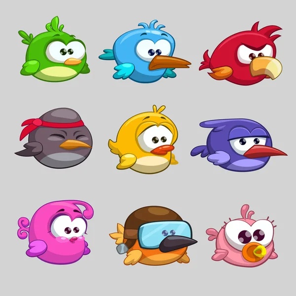 Images Of Birds Cartoon Vector cartoon birds Free vector in Adobe ...