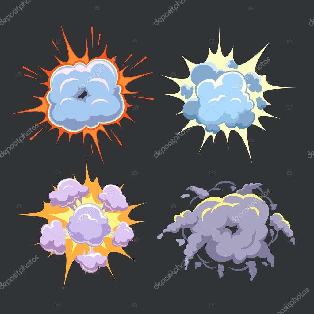 Cartoon explosions Stock Vector Image by ©lilu330 #60465297