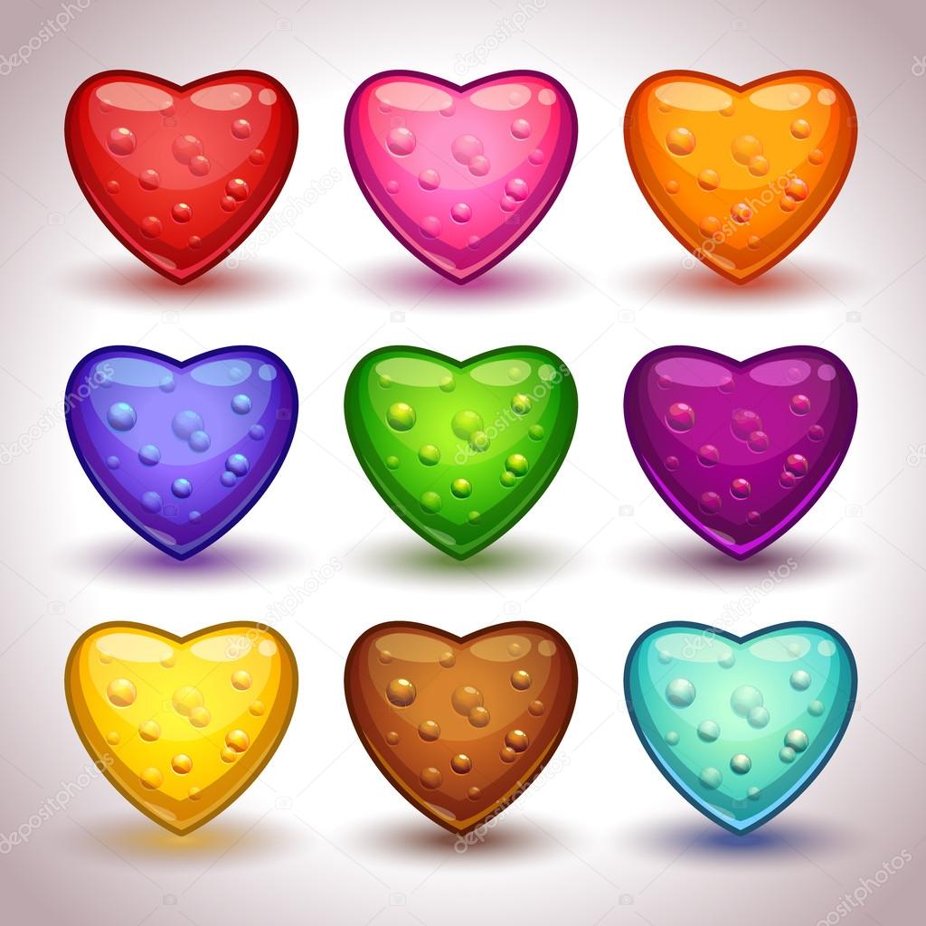 Corazones Brillantes Animados