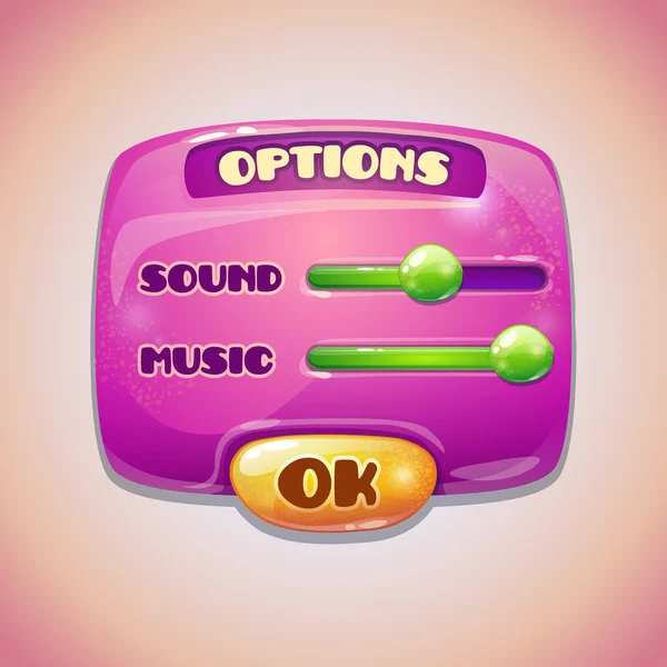 Cartoon options panel Stock Vector Image by ©lilu330 #62274805