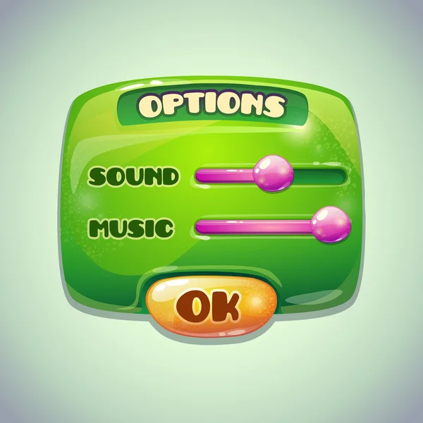 Cartoon options panel Stock Vector Image by ©lilu330 #62274805