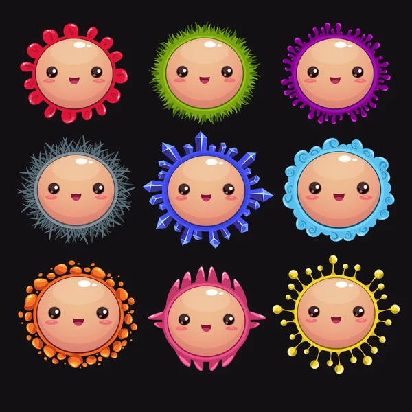 Game round characters Vector Art Stock Images | Depositphotos