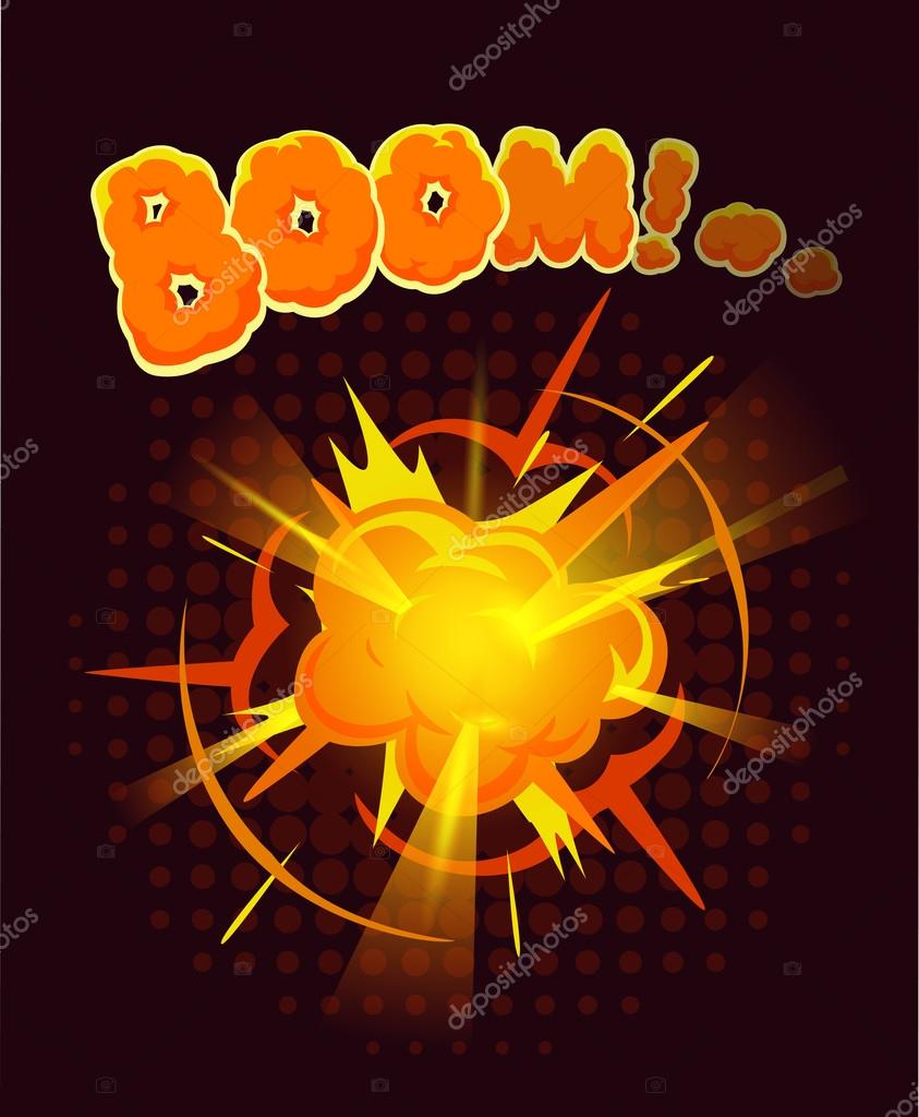 Big cool explosion background Stock Vector Image by ©lilu330 #84974814