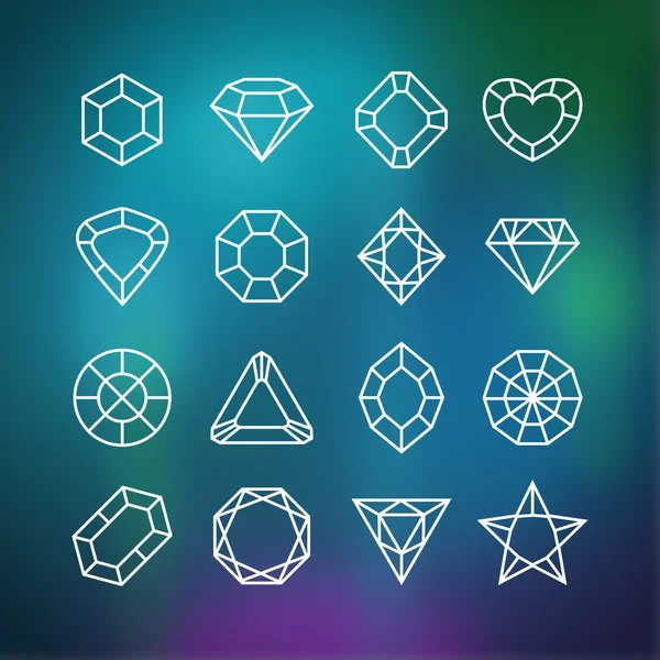 Diamond Shapes Set Stock Vector Image by ©lianella #159141050