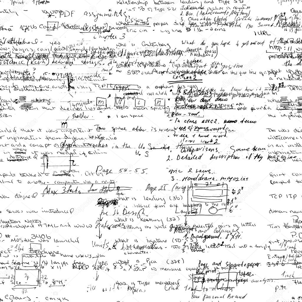 Seamless with real hand written Latin text — Stock Photo © goldenshrimp ...