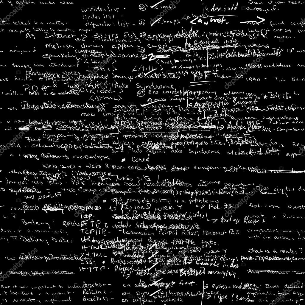 Seamless pattern with real hand written — Stock Photo © goldenshrimp ...