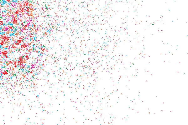 Colorful confetti on white Stock Photo by ©goldenshrimp 110936238