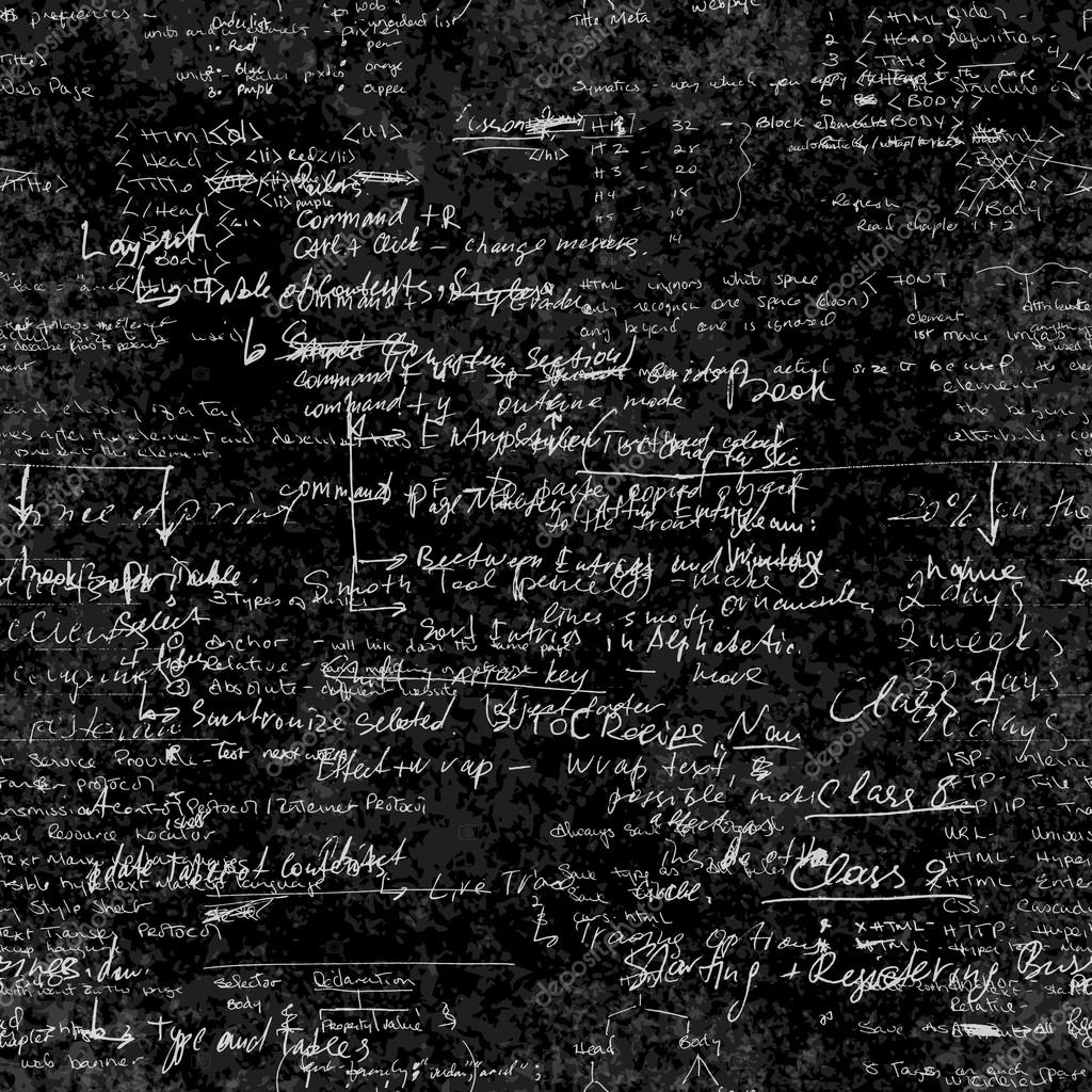 Seamless pattern with handwriting text. — Stock Photo © goldenshrimp ...