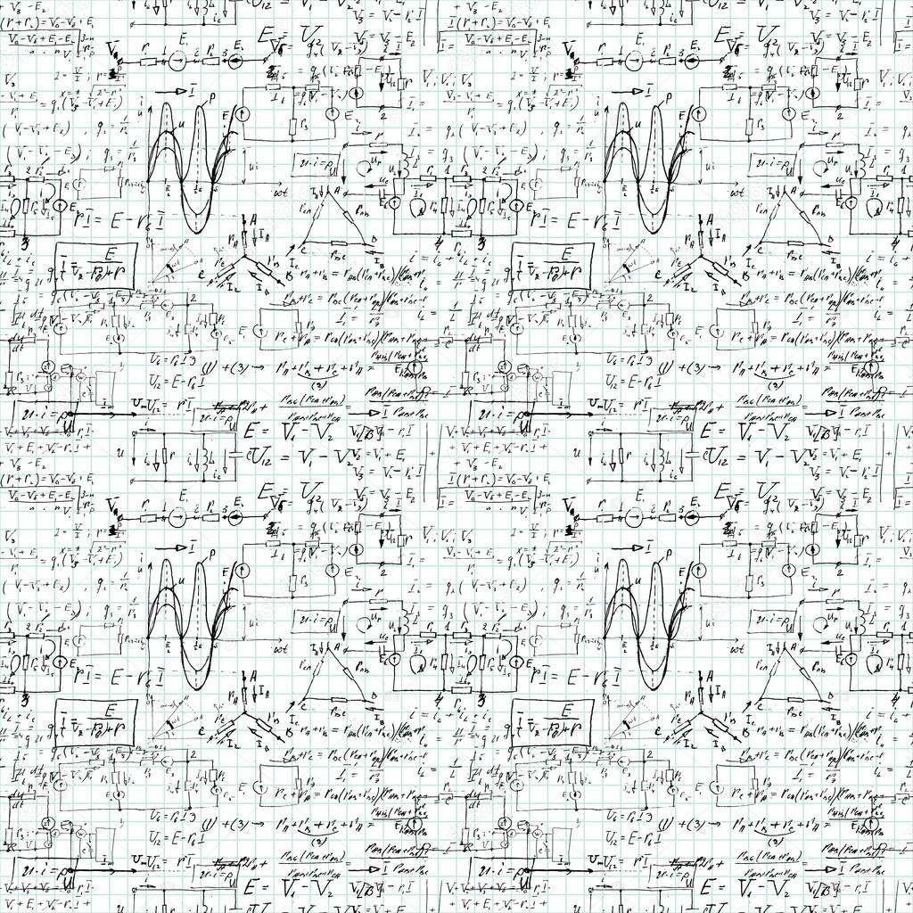 Seamless pattern, mathematical operations — Stock Photo © goldenshrimp ...
